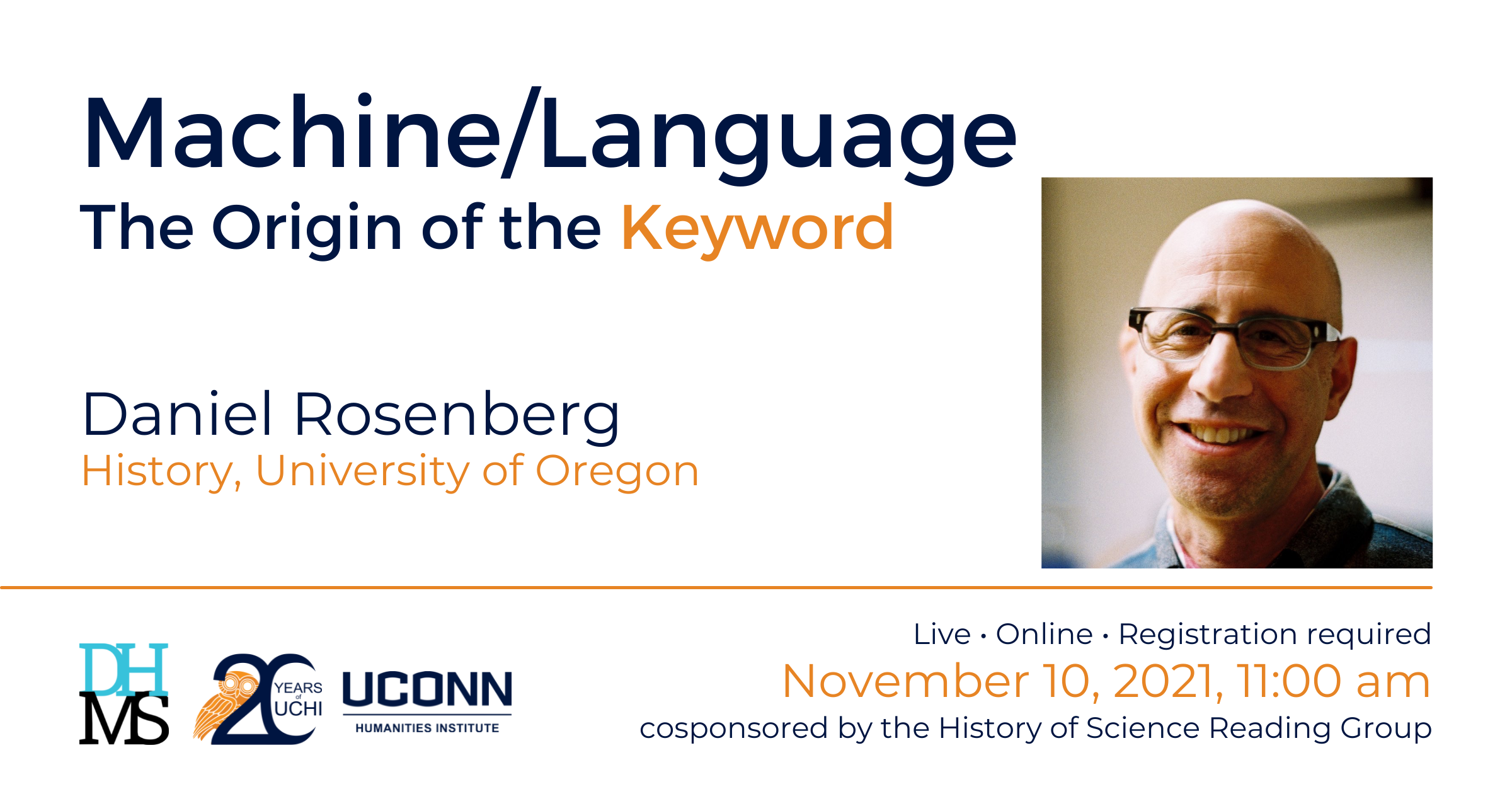 DHMS: Daniel Rosenberg on the Origin of the Keyword | Humanities Institute